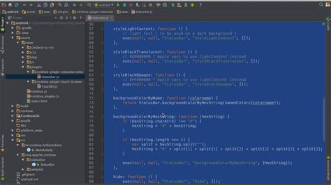 Cordova Plugins StatusBar YouTube