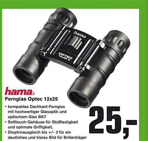 Hama Fernglas Optec 12x25 Angebot bei Alphatecc