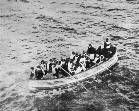 Heres One Of The Titanics Lifeboats As Seen From The Deck Of The