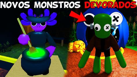 O AZUL BABÃO DEVOROU OS NOVOS MONSTROS DE RAINBOW FRIENDS BIZARRO