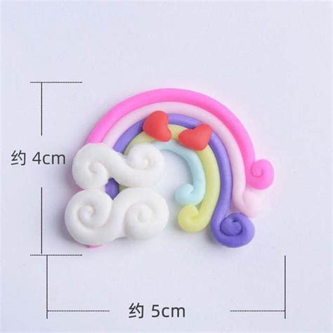 Rainbow Unicorn Cake Topper Kit Cloud Rainbow Balloon Happy Birthday