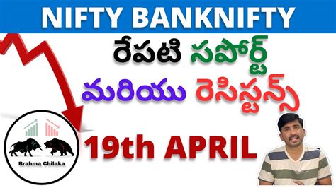 19th April Nifty Banknifty Friday Options Trade Levels Will Market More