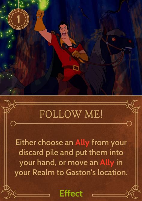 Follow Me Gaston Disney Villainous Homebrew Wiki Fandom