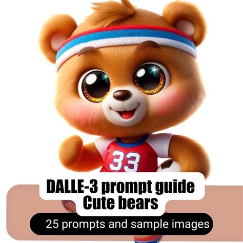 Chatgpt Dall E3 Prompt Guide Bears PNG Teddy Bear Clipart Bundle