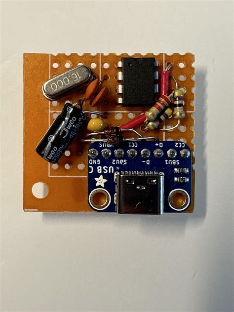 I Made An Open Source Diy Usb Mouse Jiggler With An Attiny85 And V Usb