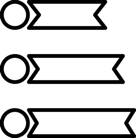 Three Options Rectangle Arrow Message Icon In Line Art 24923083 Vector