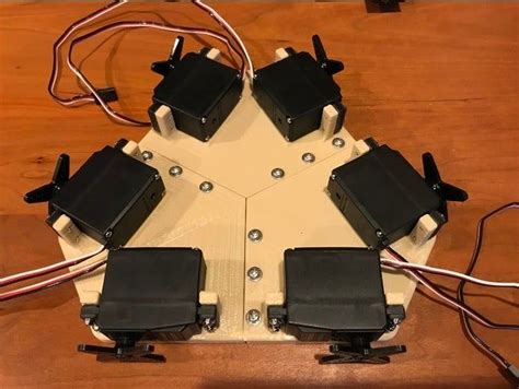 Mini Stewart Platform 6dof Motion Platform By Sf3dprint Thingiverse Platform Mini Arduino