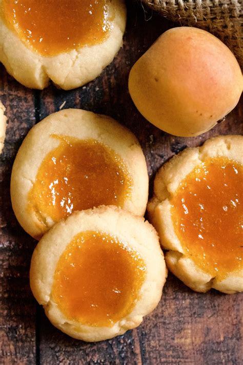 Apricot Shortbread Thumbprints — Poetry And Pies