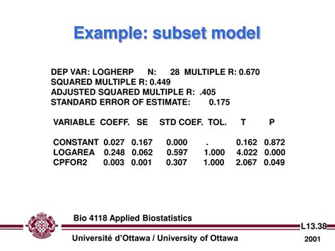 Ppt Lecture 13 Multiple Linear Regression Powerpoint Presentation