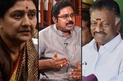 No Merger Till Sasikala And Dhinakaran Resign Team Ops Tells Eps