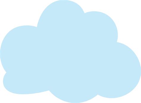 Cute Cloud Cartoon Icon Flat Design Illustration 36877036 Png