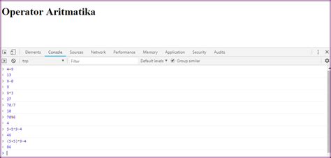 Belajar Javascript Part 9 Operator Pada Javascript Kumpulan Tips