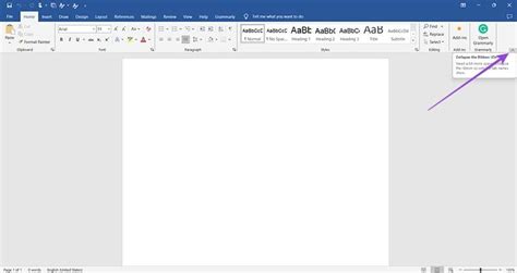 How To Hide And Restore The Microsoft Word Ribbon Guiding Tech
