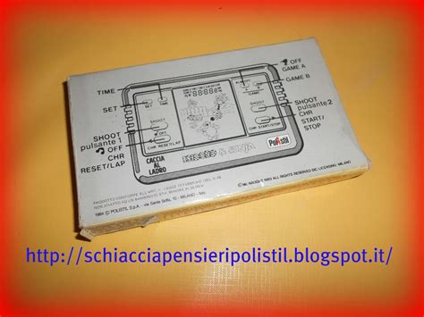 Caccia Al Ladro Isidoro And Sonja Polistil 1982 Retro Handheld Games