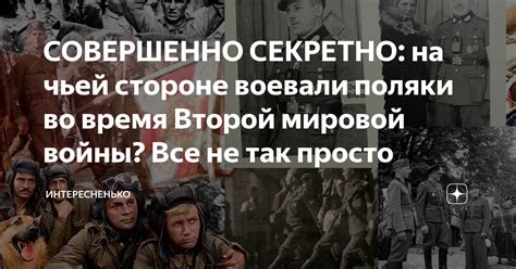 СОВЕРШЕННО СЕКРЕТНО на чьей стороне воевали поляки во время Второй
