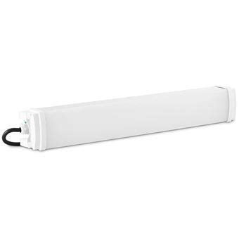 Réglette LED Étanche Interconnectable Plafonnier Blanc Aluminium w IP cm Équipements