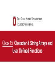 Mastering Strings, Character Arrays & Functions in MATLAB | Course Hero
