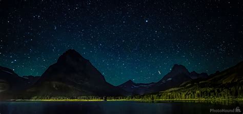 Image Of Swiftcurrent Lake And Falls 1033861