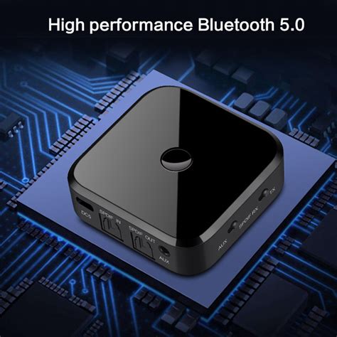 AptX Bluetooth Receiver Transmitter Wireless Audio Adapter With Optical Fiber And Mm