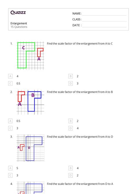 50 Dilations Worksheets For 1st Year On Quizizz Free And Printable