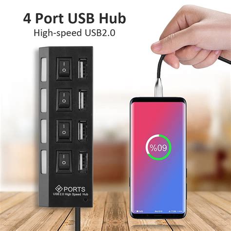 Usb 2 0 Hub Usb Hub 2 0 Multi Gebruik Power Splitt Grandado