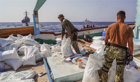 The Us Navy Intercepts Explosives Shipment From Iran To Yemen