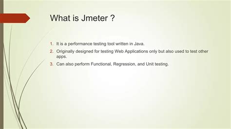 Presentation On Apache Jmeter Pptx Internet Computing