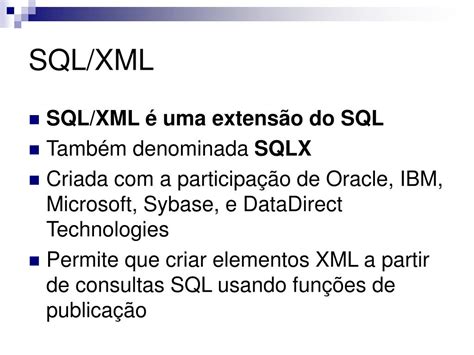 Ppt Sql Xml Powerpoint Presentation Free Download Id 3971477