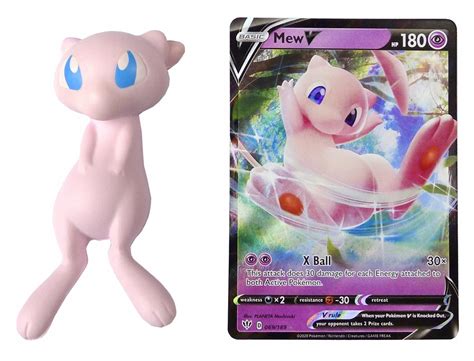 Pokemon Tcg Karta Foil Mew V Figurka 11545238016 Oficjalne