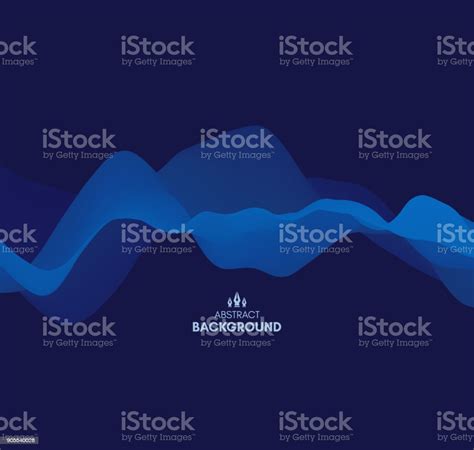 추상적인 배경입니다 동적 효과입니다 미래 기술 스타일입니다 모션 벡터 일러스트입니다 굽이치는 풍경에 대한 스톡 벡터 아트 및