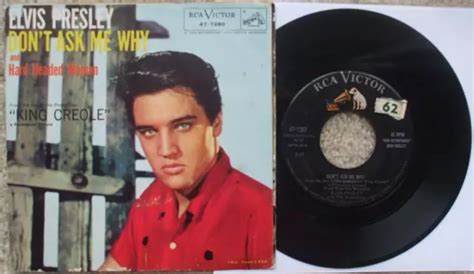 Elvis Presley Femme T Te Dure Don T Ask Me Why Htf