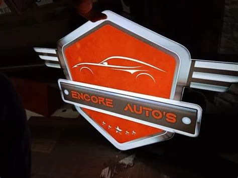 Wall Mounted Acrylic Led Sign Board At Rs 132sq Ft Acrylic Led Board