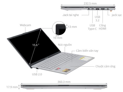 Sg Ultrabook Asus Vivobook Go E1504fa Ryzen 5 7520u16g512g Ssd15