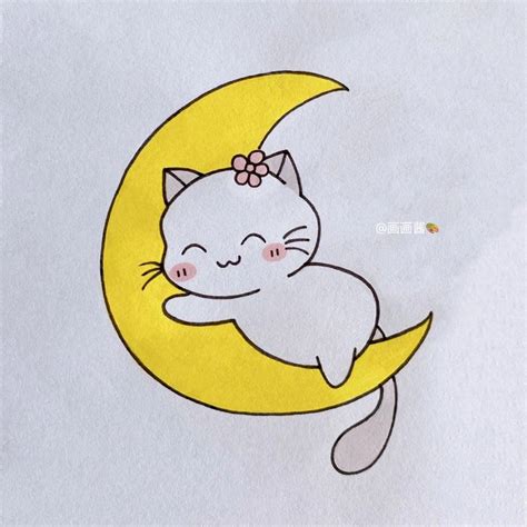简笔画可爱的小猫咪怎么画 简笔画可爱的小猫咪怎么画图片 画趣文库（我爱生活）