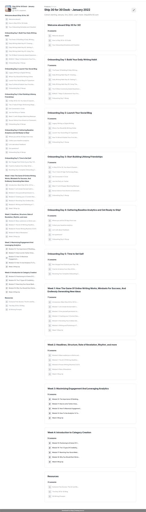 Download Ship 30 For 30 By Dickie Bush Nicolas Cole Today