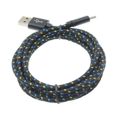 Кабел за зареждане и пренос на данни USB A към Micro USB дължина 2 8