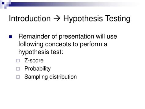 Ppt Hypothesis Testing Powerpoint Presentation Free Download Id
