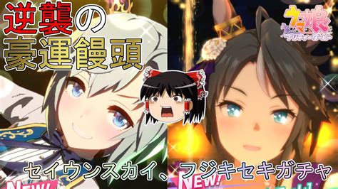 【ウマ娘プリティーダービー】豪運饅頭vsセイウンスカイ、フジキセキ新衣装ピックアップガチャ【ゆっくり実況】 Youtube