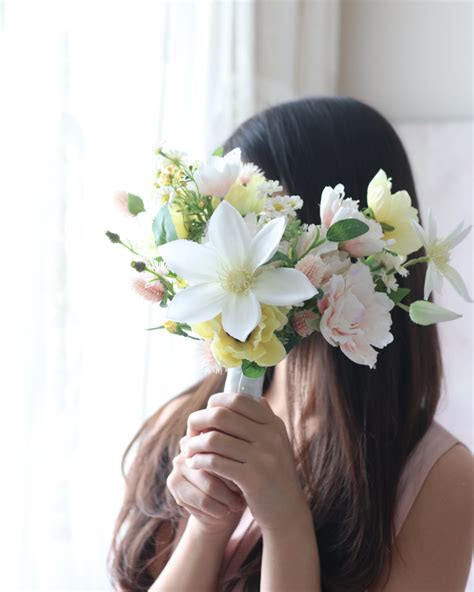 부산 촬영용부케 조화부케 가을웨딩 준비해요 서면꽃집 이베르포레 네이버 블로그