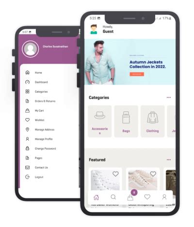 Custom Design Ecommerce App Templates React Native Themes