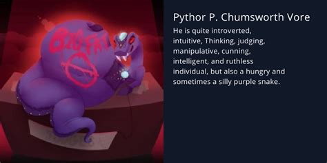 Pythor P Chumsworth Vore Ai Character Chat On Telegai