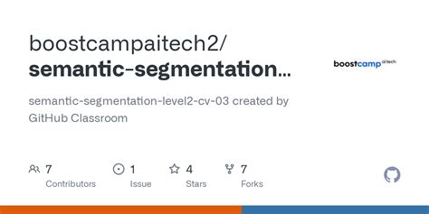 Github Boostcampaitech Semantic Segmentation Level Cv Semantic