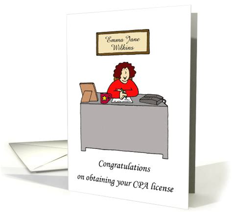 Congratulations On Receiving Cpa License Customize With 1485256