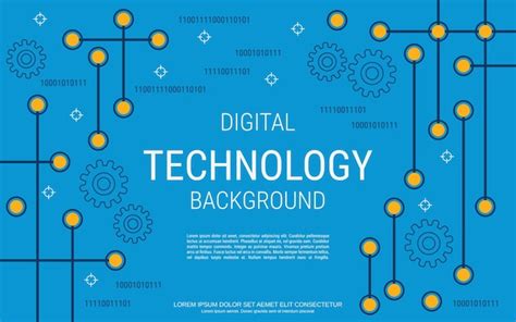 Premium Vector Digital Technology Vector Concept Illustration
