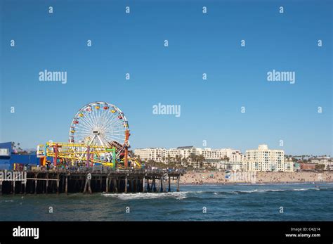 Santa Monica California Pacific Park Amusement Park On Santa Monica