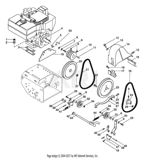 Visual Guide Simplified Diagram Of Simplicity Snowblower Parts