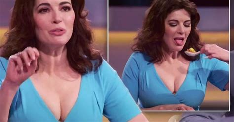 Nigella Lawson Left Mortified After Flashing Too Much Cleavage On The