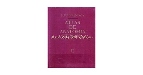 Atlas Anatomia Umana Vol II Sinelnikov Mir Moscova Spaniola Pagini Coperta