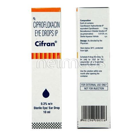 Cifran Eyeear Drops 10ml