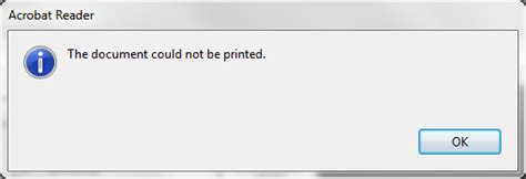 My Experience Count Error Printing A PDF File